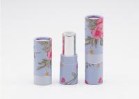 China 3.5g PP Purple Empty Lipstick Tube Packaging Convenient for sale