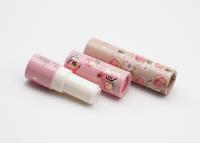 China 3.5g Eco Friendly Paper Lipstick Tubes With Flower Pattern for sale