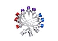China Fea18mm Dispenser Perfume Spray Pump  With Colorful Actuator for sale