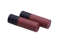 China Black Bottom With Dark Brown Case Aluminum Lipstick Tube for sale