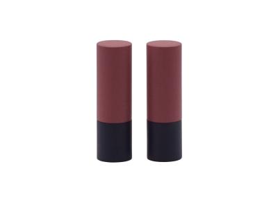 China Black Bottom With Dark Brown Case Aluminum Lipstick Tube for sale