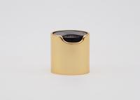 China 20mm Shiny Gold  Plastic Inner Disc Screw Cap For Bottles for sale
