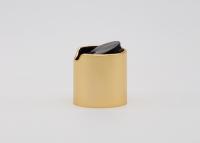 China 20mm Shiny Gold  Plastic Inner Disc Screw Cap For Bottles for sale