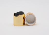 China 20mm Shiny Gold  Plastic Inner Disc Screw Cap For Bottles for sale