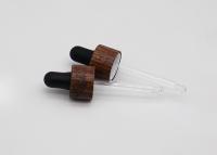 China Leakproof 18/410 Bamboo Oil Dropper Recyclable Plastic Closure for sale