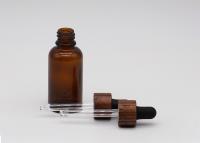 China Leakproof 18/410 Bamboo Oil Dropper Recyclable Plastic Closure for sale