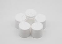 China Shampoo Bottle Plastic Dispensing Caps , 18mm Press Disc Top Cap for sale