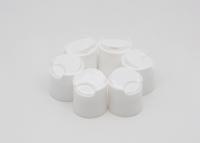 China Shampoo Bottle Plastic Dispensing Caps , 18mm Press Disc Top Cap for sale