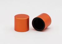 China 15mm Orange Cylinder Magnetic  Perfume Cap Cosmetci Packaging for sale