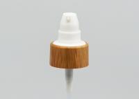 China 24/410  Treatment Bamboo Lotion Pump For Liquid Soap for sale