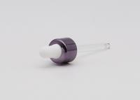 China Aluminum  18/410 Glass Eye Dropper Pipette Silicone Teat for sale