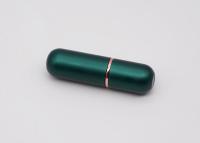 China Oval Shape Dark Green Magnetic Empty Lip Balm Tubes for sale