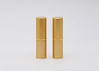 China Antique 3.5g Snap Open Matte Gold Lipstick Tube Container Bulk for sale