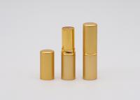 China Antique 3.5g Snap Open Matte Gold Lipstick Tube Container Bulk for sale