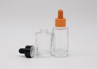 China 18mm  Cosmetic Essential Oil Dropper  100ml Skin Care Glass Bottle for sale