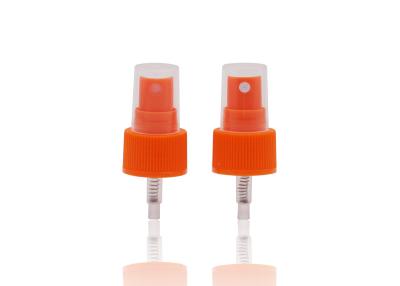 China 18/410  Orange Color Fine Mist Sprayer Pump Plastic Customized for sale