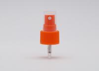 China 18/410  Orange Color Fine Mist Sprayer Pump Plastic Customized for sale