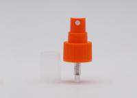 China 18/410  Orange Color Fine Mist Sprayer Pump Plastic Customized for sale
