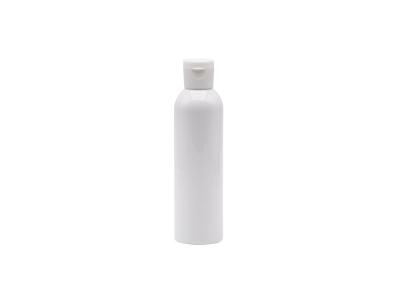 China 180ml White Plastic  Disc Top Cap Cosmetic Plastic Bottles for sale