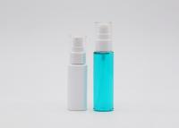 China Flat Shoulder Spray Plastic Bottle 50ml 60ml White And Transparent for sale