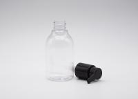 China Plastic Lotion Spray Bottle 150ml Empty Transparent Cosmetic Packaging Bottle for sale
