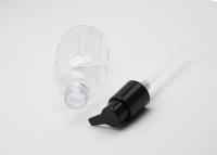 China Plastic Lotion Spray Bottle 150ml Empty Transparent Cosmetic Packaging Bottle for sale