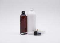 China 30ml 100ml White Cosmetic Bottle Packaging 120ml Amber Plastic Fine Mist Spray Bottle for sale