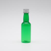 China Transparent Green Plastic Long Neck Cosmetic Spray Bottle With Screw Caps 100ml for sale