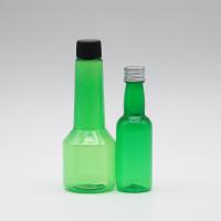 China Transparent Green Plastic Long Neck Cosmetic Spray Bottle With Screw Caps 100ml for sale