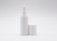 China 60ml 100ml Cylinder Fine Mist Spray Bottle White Plastic Spray Bottle Logo Custom for sale