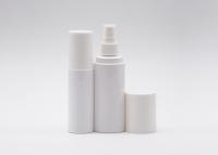 China 60ml 100ml Cylinder Fine Mist Spray Bottle White Plastic Spray Bottle Logo Custom for sale