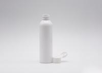 China 180ml Plastic Bottle White Cosmetic Shampoo Bottle With 24mm Disc Top Cap for sale