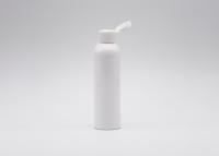 China 180ml Plastic Bottle White Cosmetic Shampoo Bottle With 24mm Disc Top Cap for sale