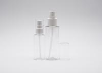 China 60ml 50ml Plastic Fine Misty Spray Bottle PE Cosmetic Round Spray Bottle for sale