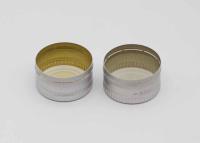 China 18mm 20mm Aluminum Tamper Evident Screw Cap Screw Thread Aluminum Pilfer Proof Cap for sale
