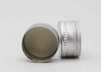 China 18mm 20mm Aluminum Tamper Evident Screw Cap Screw Thread Aluminum Pilfer Proof Cap for sale