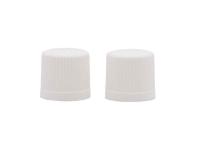 China White Plastic Tamper Evident Cap 18mm Child Proof Cap For Bottles for sale