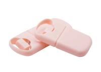 China 20ml 30ml Plastic Spray Bottle Empty Credit Card Pink Perfume Tester Bottle for sale