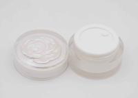 China Screw Cap Luxury Acrylic 50g Cosmetic Cream Jar Plastic Containers Skincare for sale