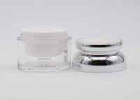 China Luxury Acrylic 50g Cosmetic Cream Jar Containers Customizable 30g for sale