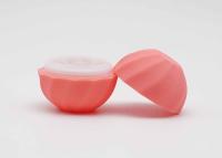 China Stock 7g Pink Lip Balm Tube Egg Shaped Cosmetic Lip Balm Tube Wholesale for sale