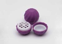 China Dark Purple 7g Mini Cute Lip Balm Tube Small MOQ Cosmetic Container Tube for sale