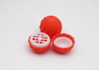 China Empty Egg Shape Glossy Lipstick Container 7g Plastic Round Ball Lip Balm Tube for sale