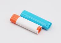 China Various Colors Flaky Oval Lip Balm Tube 4.5g Low Moq Plastic Deodorant Stick Container for sale