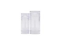 China 30g 50g 70g Round Deodorant Stick Container Plastic Empty Lip Balm Container Packaging for sale