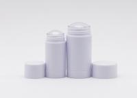 China 30g 50g 70g Round Deodorant Stick Container Plastic Empty Lip Balm Container Packaging for sale