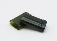 China Low Moq Dark Green Deodorant Stick Container 15g Plastic Lip Balm Container Tube for sale
