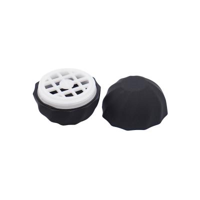 China Black Color 7g Lip Balm Tube Plastic Lip Balm Container Package for sale