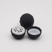 China Black Color 7g Lip Balm Tube Plastic Lip Balm Container Package for sale