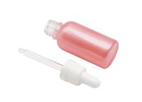 China Empty 50ml 100ml Cosmetic Essential Oil Bottles Glass Pink Color Personal Care for sale